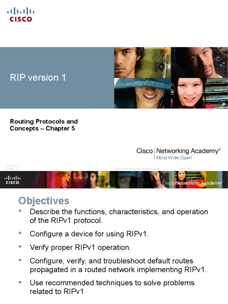 Lect 7-Rip v1 Routing Protocol | PDF | Routing | Router (Computing)