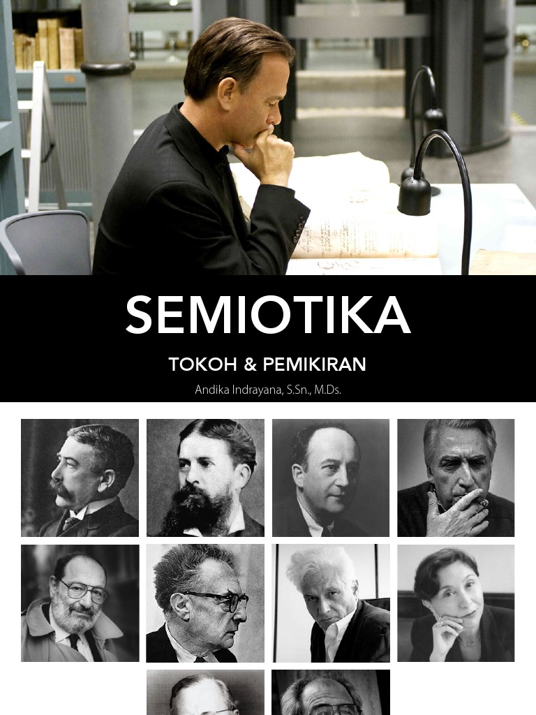 Prinsip Dasar Semiotika Saussure dan Peirce | PDF