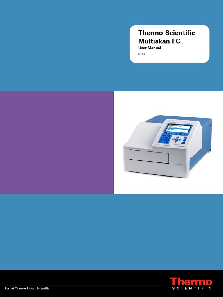 Multiskan User Manual | PDF | Usb | Optics