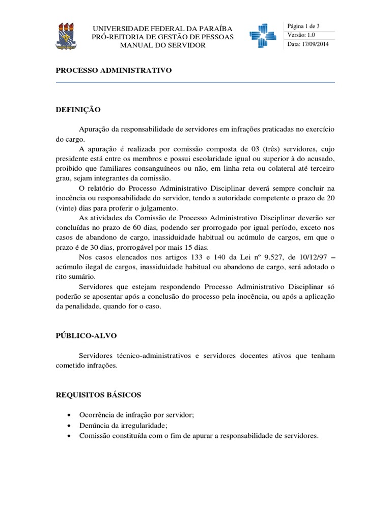 PROCESSO ADMINISTRATIVO.pdf | Julgamentos | Gestão de Recursos Humanos