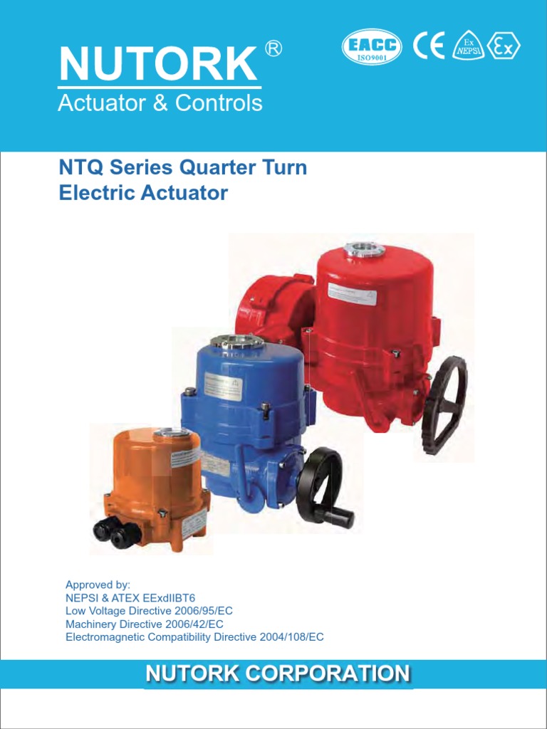 14 NTQ Electric Actuator en | PDF | Actuator | Switch
