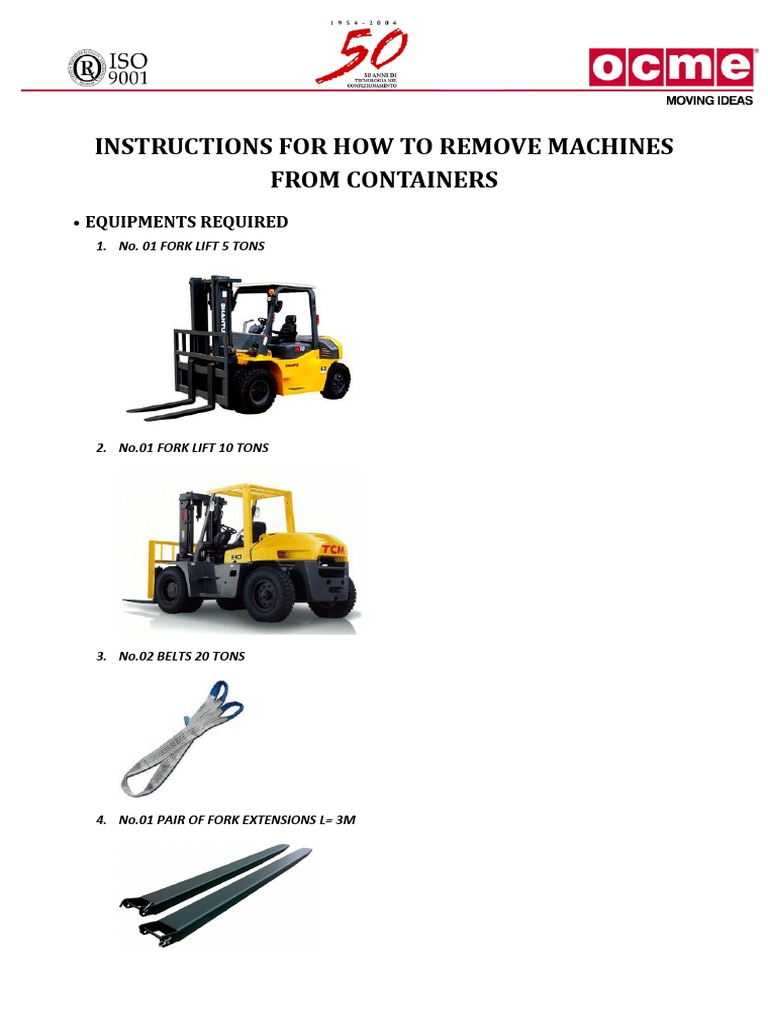 Offloading Instructions | PDF