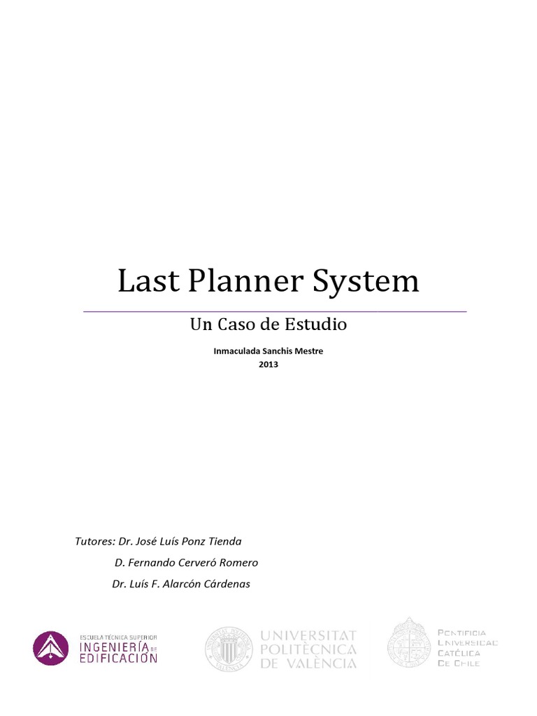 TESIS - Inmaculada Sanchis CHILE PDF | PDF | Toyota | Planificación