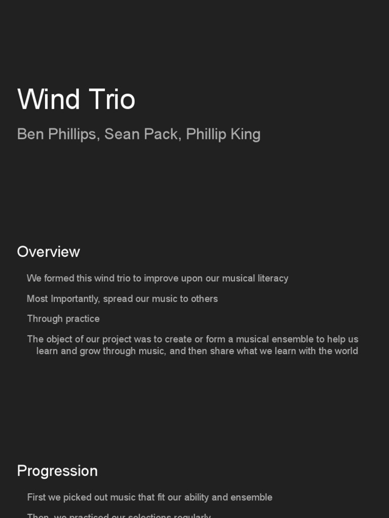 Wind Trio | PDF