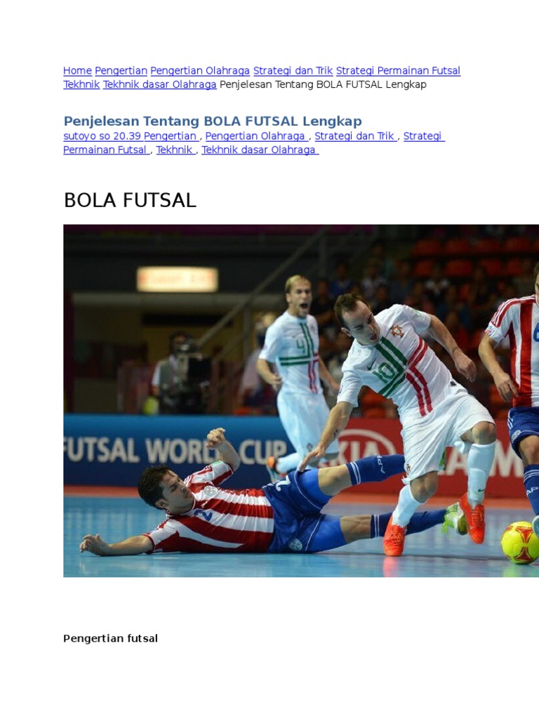 Materi Futsal | PDF
