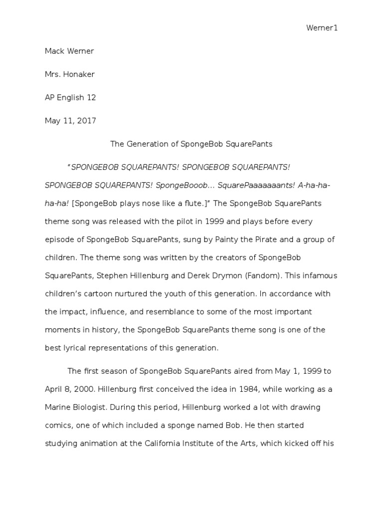 Spongebob | PDF | Osama Bin Laden | Cartoon