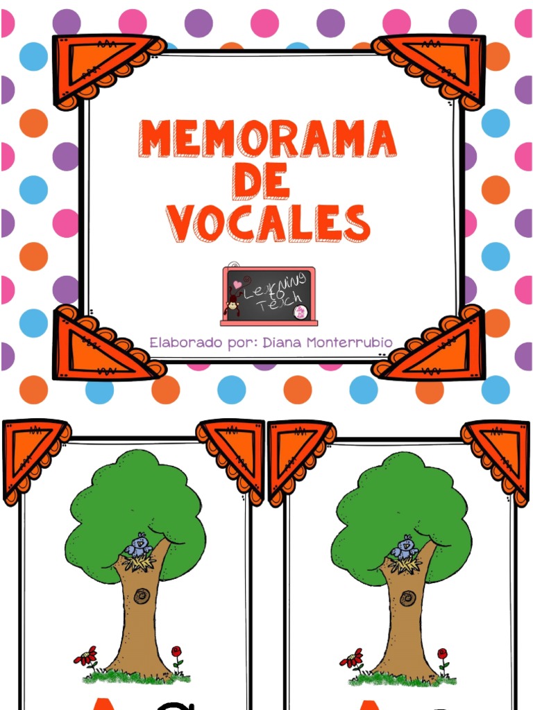 Memorama de Vocales | PDF