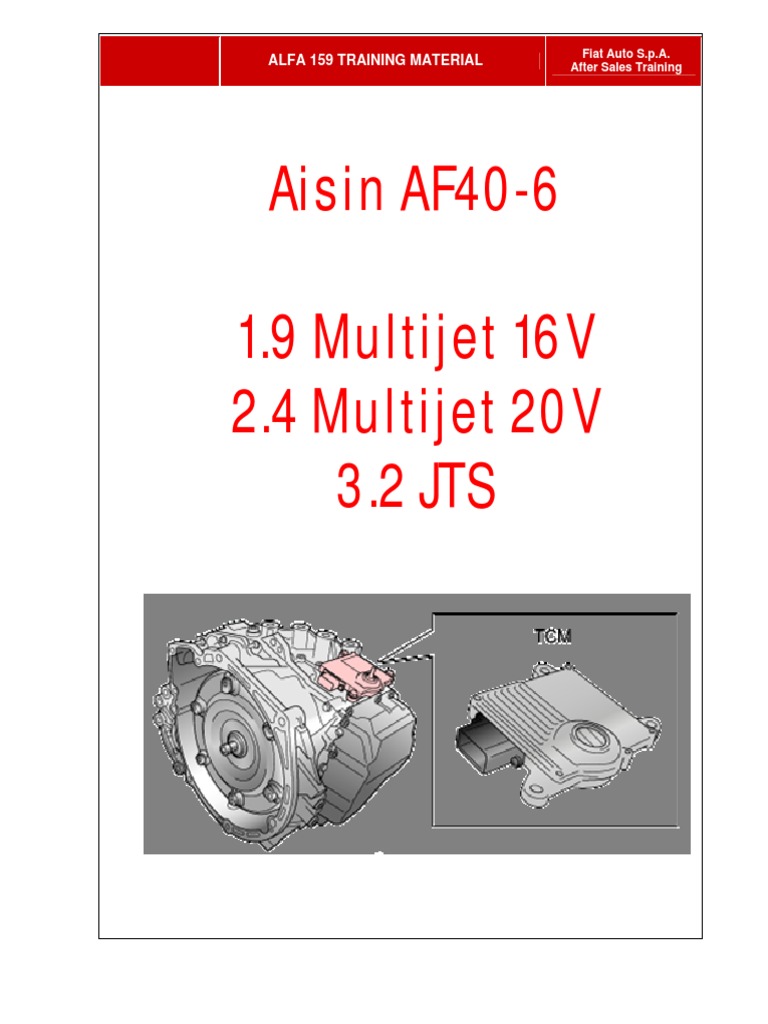 aisin AF40 | Automatic Transmission | Transmission (Mechanics)