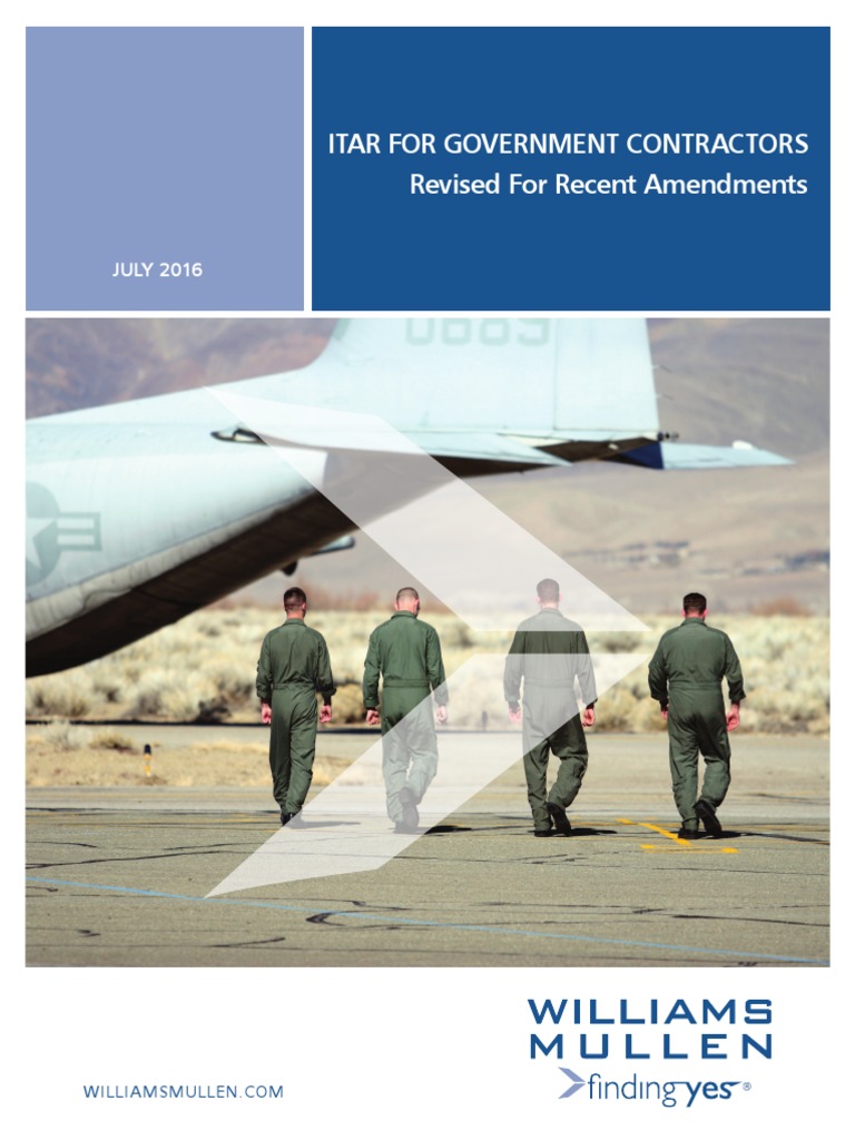 Itar For Government Contractors Revised For Recent Amendments | PDF ...