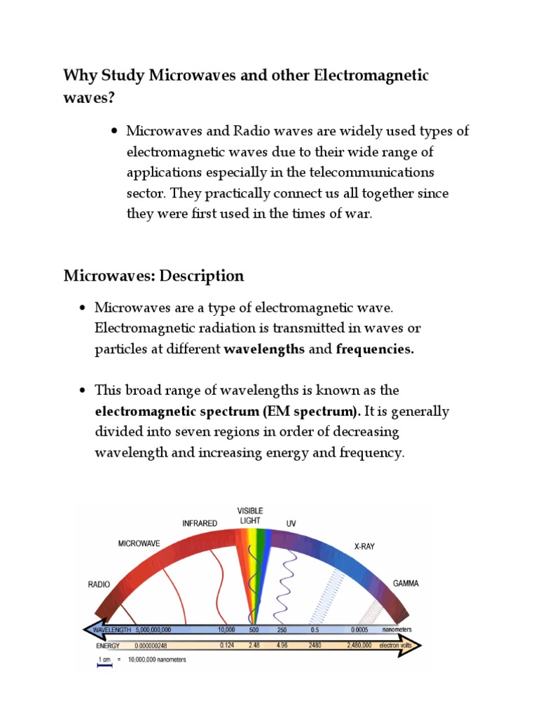 GRD 10 PHYSICS - Microwaves Notes | PDF