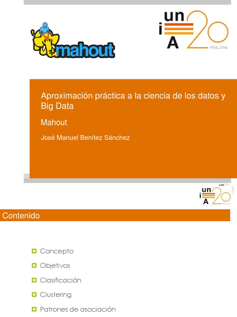Mahout PDF | PDF | Apache Hadoop | Mapa reducido