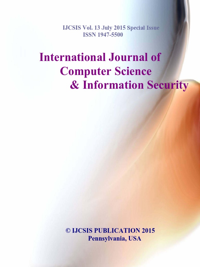 Journal of Computer Science IJCSIS July 2015 Special Issue | PDF ...