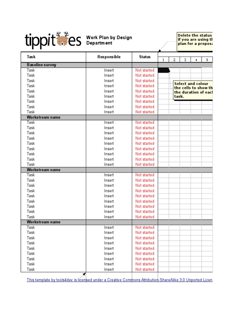 Work Plan Template - by Week | PDF | Computing | Software