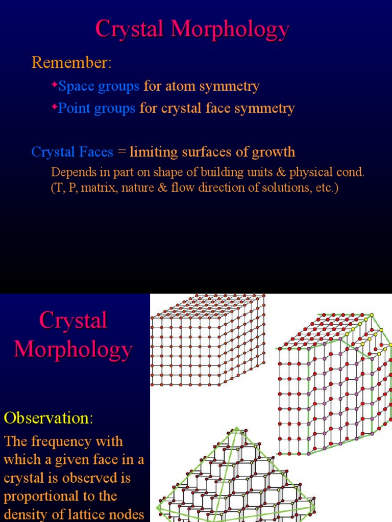 3 XL Morph | PDF | Crystal Structure | Crystal