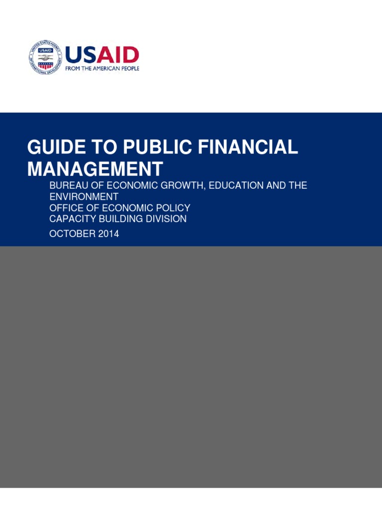 Guide To Public Financial Management | PDF | Devolution | United States ...