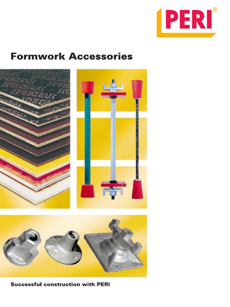 Peri Catalogue Formwork Accessories PDF | PDF | Plywood | Materials
