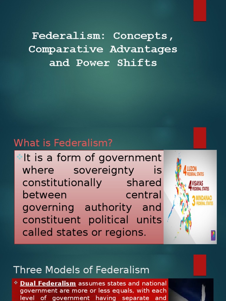 Federalism: Concepts, Comparative Advantages and Power Shifts | PDF ...