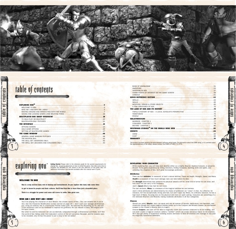 Nox Manual | PDF | Leisure | Computing And Information Technology