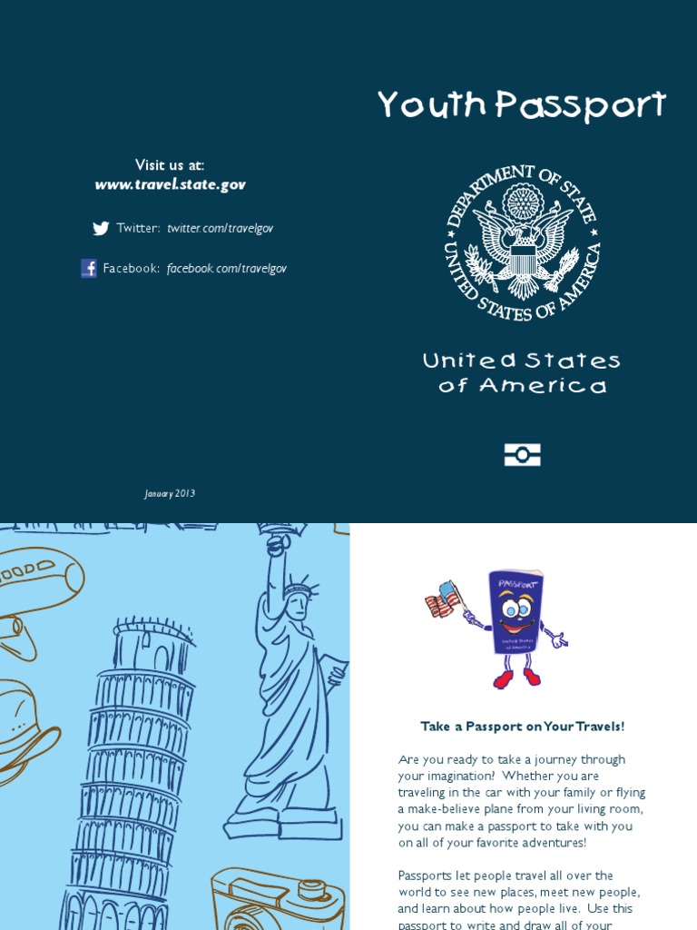 Youth Passport Activity Book | PDF | Leisure | Business