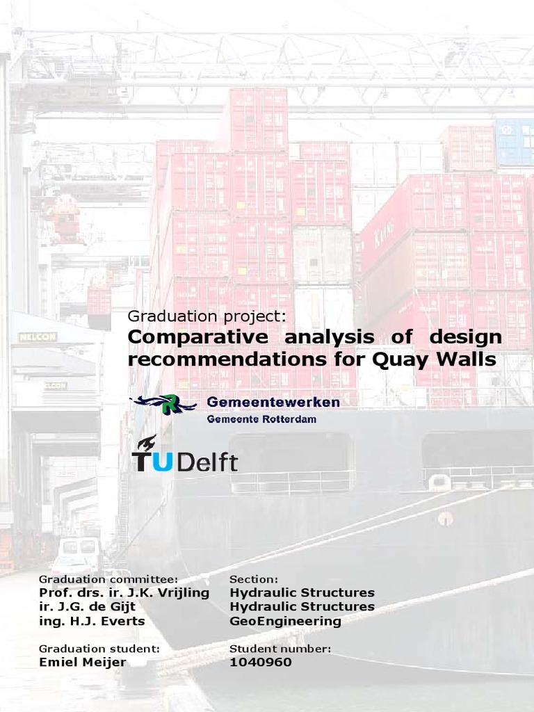Quay Walls Design Guide Lines PDF | PDF | Geotechnical Engineering ...
