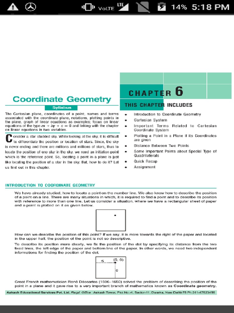 Coordinate Geometry | PDF