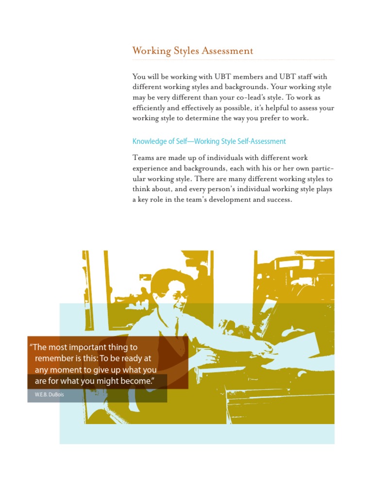 Working Styles | PDF | Psychological Concepts | Psychology