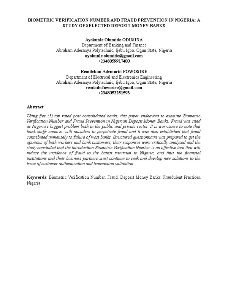 BVN Corrected | PDF | Errors And Residuals | Biometrics