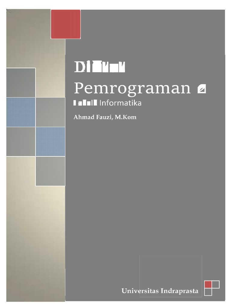 Modul Pembelajaran Pemrograman 2 | PDF