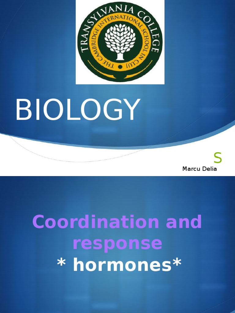Hormones Y11 | PDF | Science & Mathematics