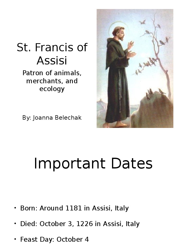 St. Francis of Assisi: Life and Legacy | PDF | Francis Of Assisi ...