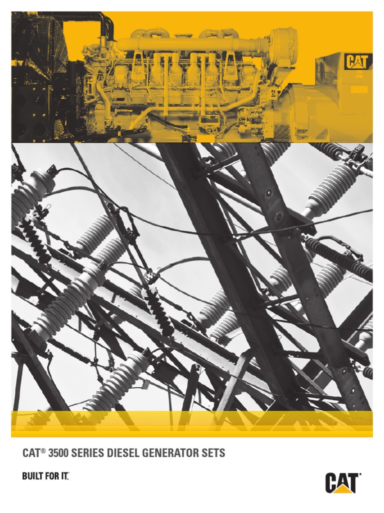 Cat 3500series Generator Brochure PDF | PDF | Electric Power | Emission ...