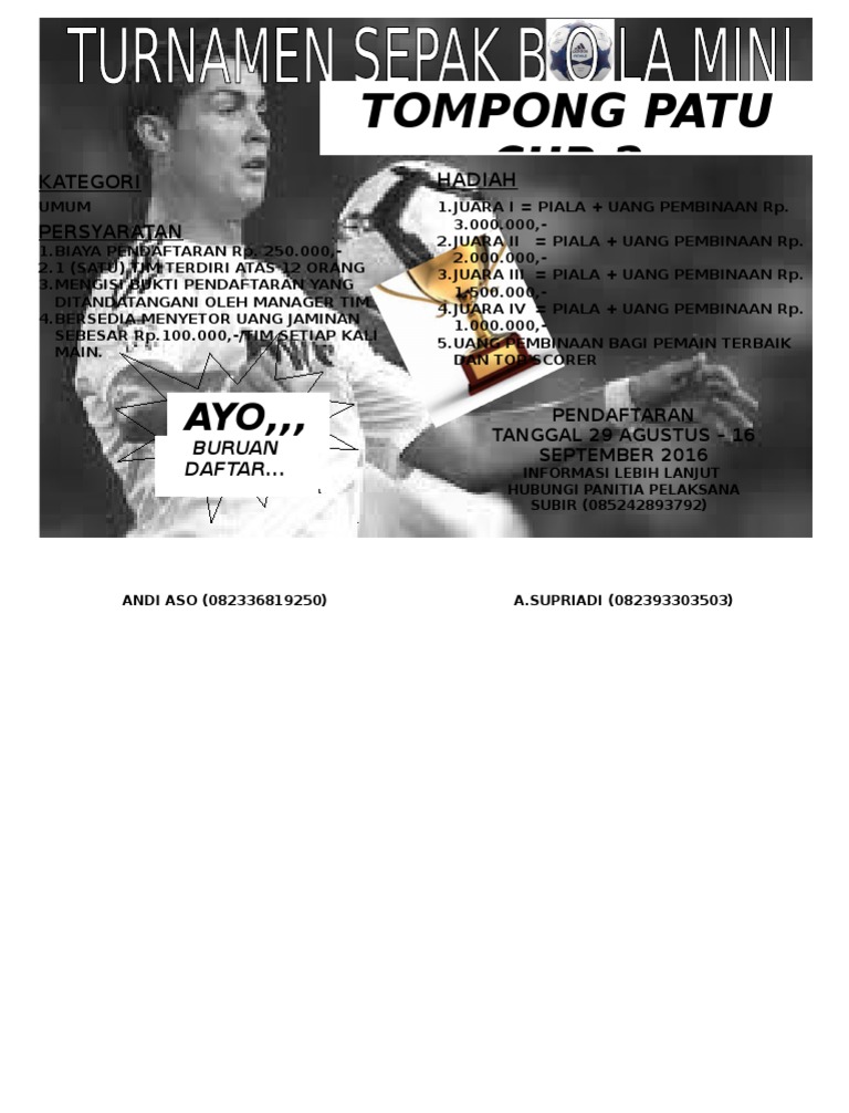 Brosur Sepak Bola Mini | PDF