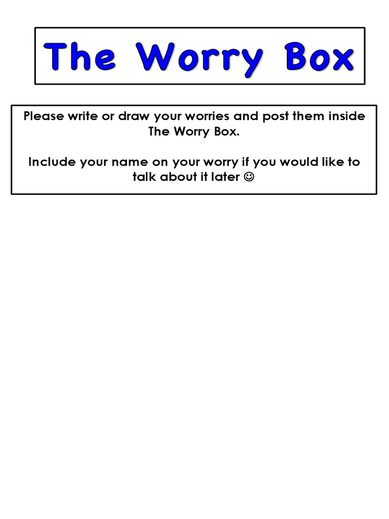 The Worry Box | PDF