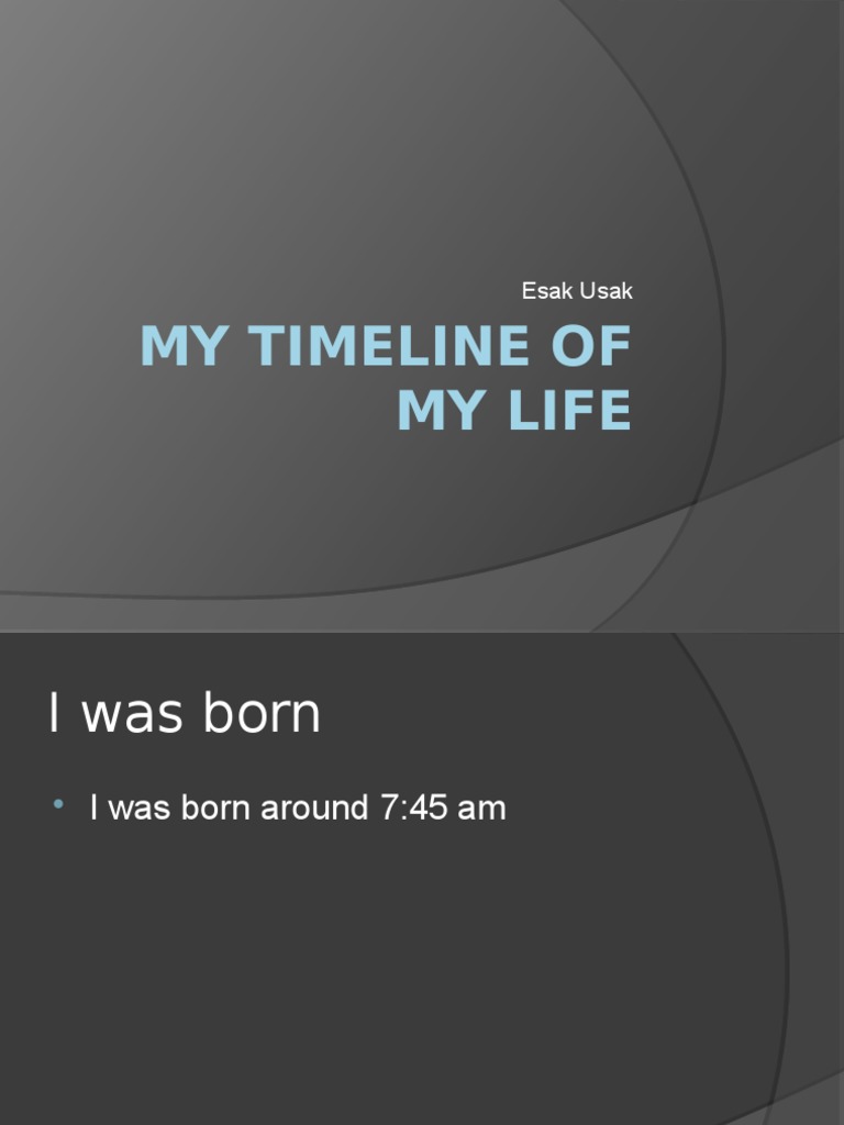 My Life Timeline: Family and Dreams | PDF | Wellness