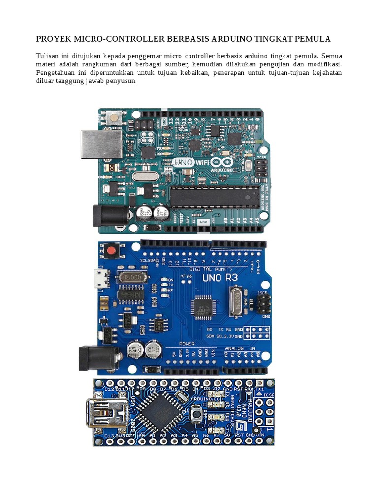 Proyek Arduino | PDF
