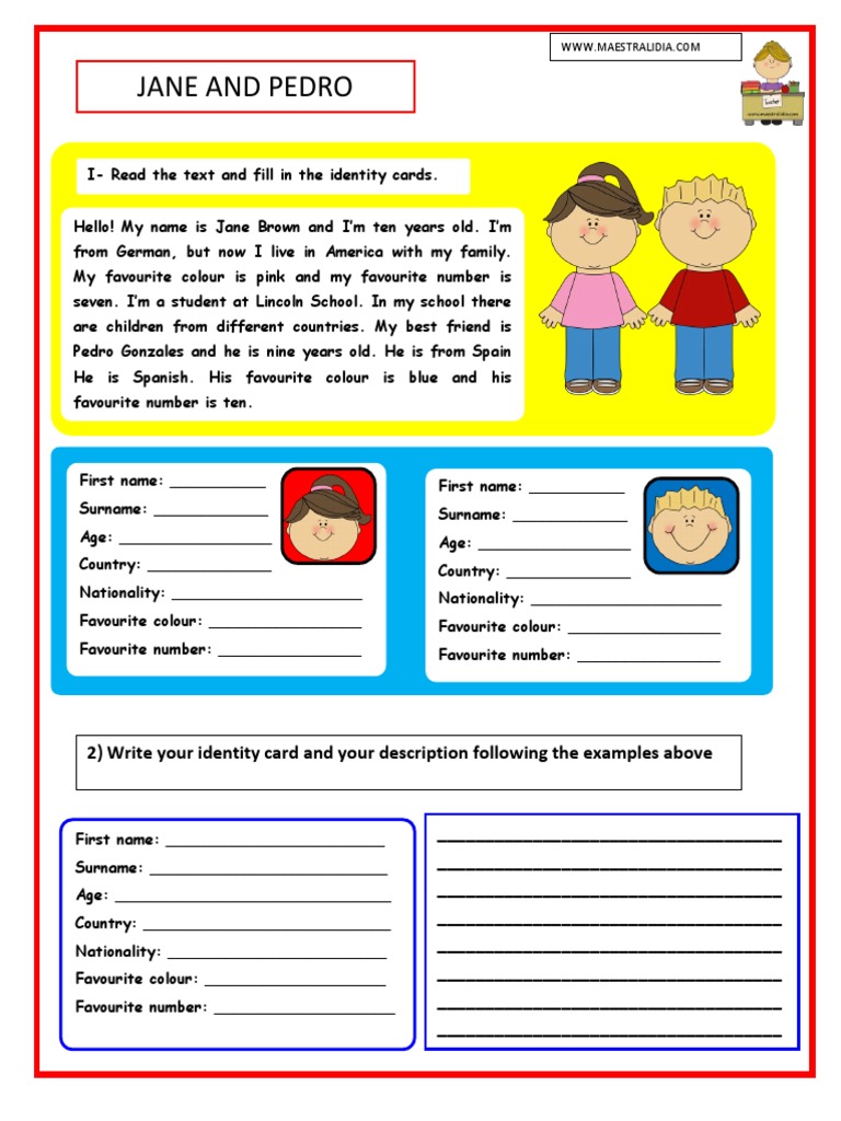 Reading + Describing People + Introducing People | PDF