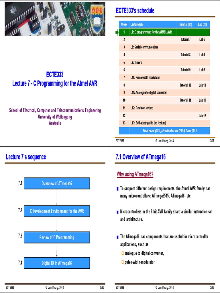 Ecte333 Lecture 07 Pdf Pdf Control Flow C Programming Language