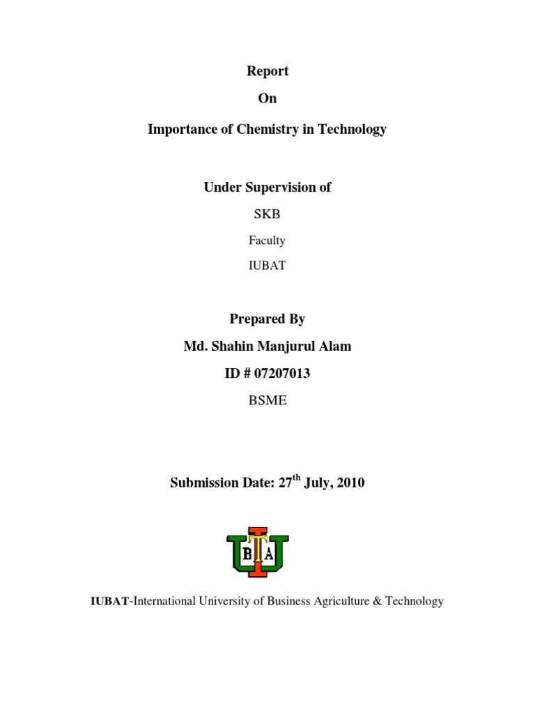 Chemistry's Role in Modern Technology | PDF | Redox | Electrochemistry
