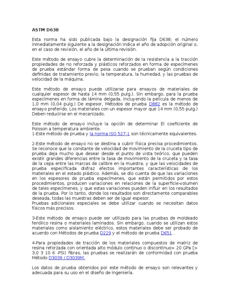 ASTM D695: Propiedades de Compresión Plásticos | PDF | Material ...