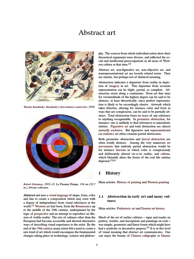 Abstract Art | PDF | Abstract Art | Cubism