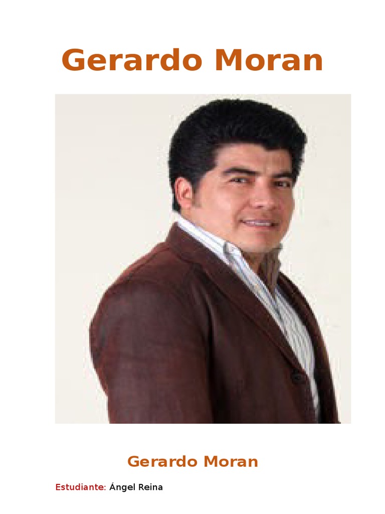 La carrera musical y vida personal de Gerardo Morán | PDF | Amor | Ocio