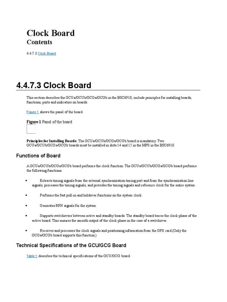 CLock Boards | PDF | Global Positioning System | Signal (Electrical ...
