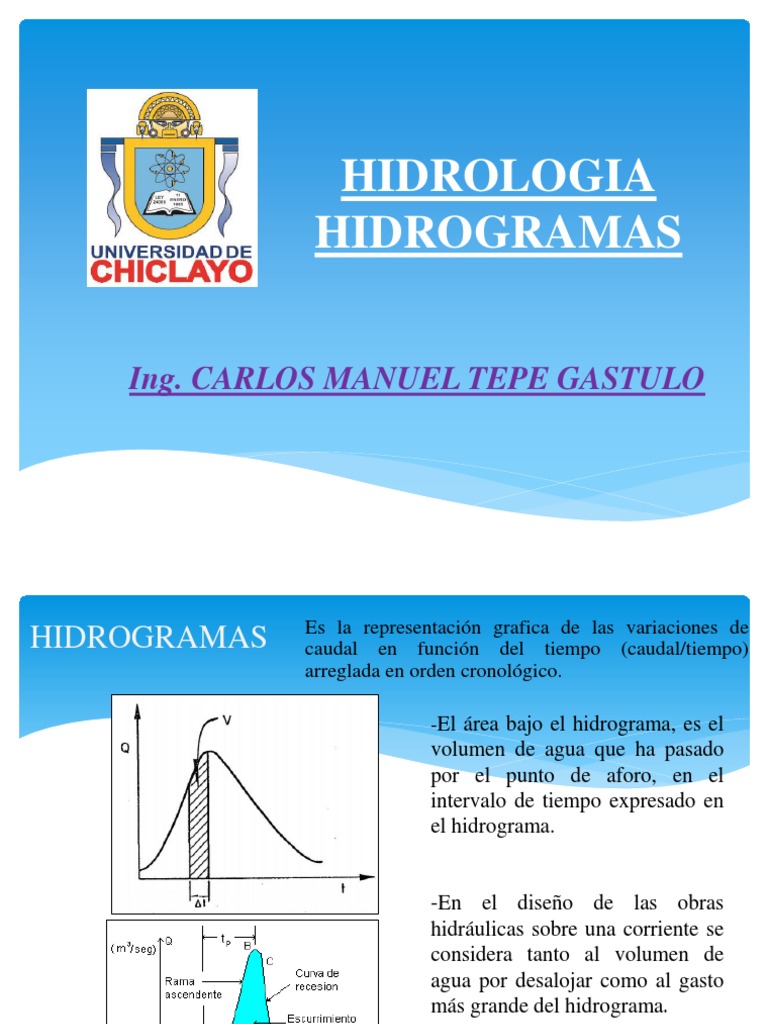 Hidrogramas Udch | PDF | Descarga (hidrología) | Precipitación