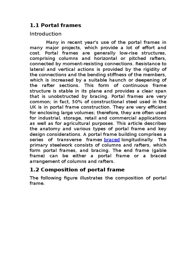 Steel Project | PDF | Framing (Construction) | Beam (Structure)