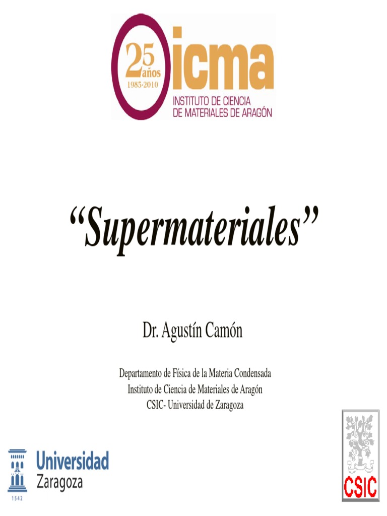 Super Material Es | PDF | Nanomateriales | Metamaterial