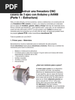 Como Hacer Una CNC | PDF | Control numerico | Arduino