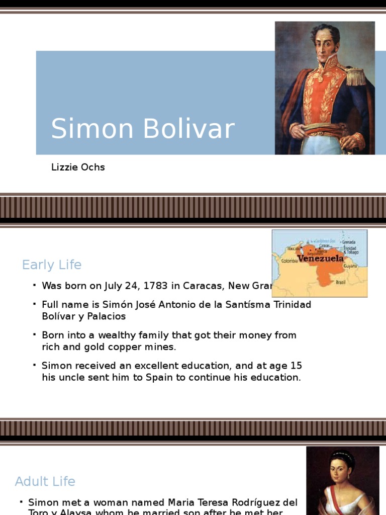 Simon Bolivar Project | PDF