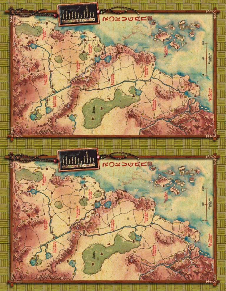 Mapa de Rokugan - L5A Contrib PDF | PDF