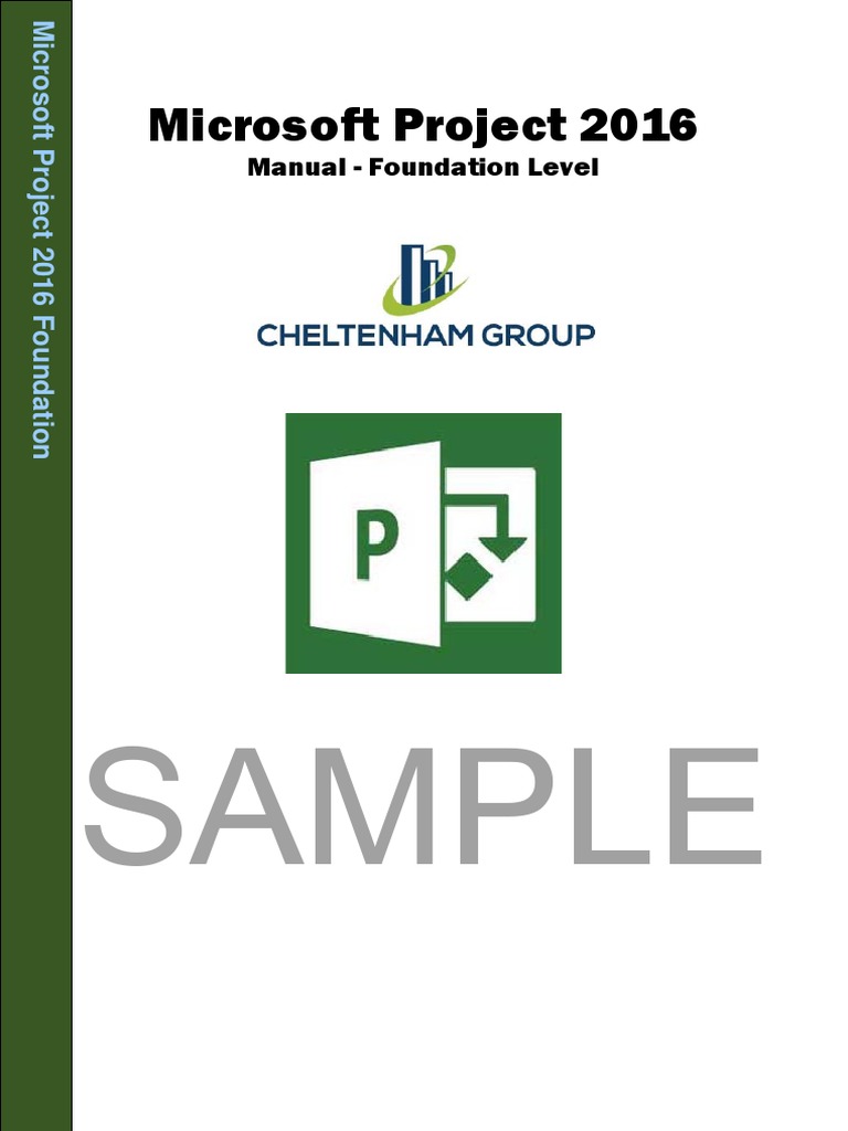 Sample Project 2016 Foundation Manual | PDF | Tab (Gui) | Icon (Computing)