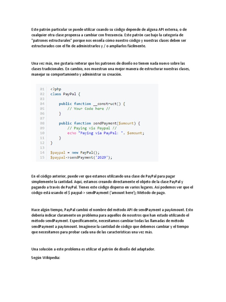 Adapter Pattern | PDF